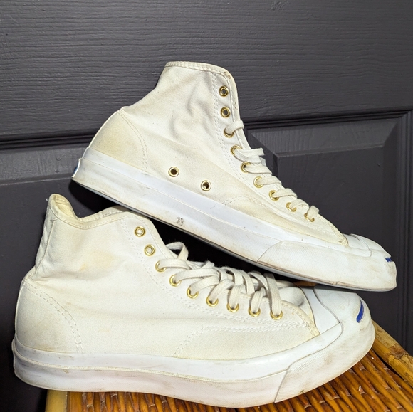 Converse | Shoes | Converse Jack Purcell Edition High Top White Kurt ...